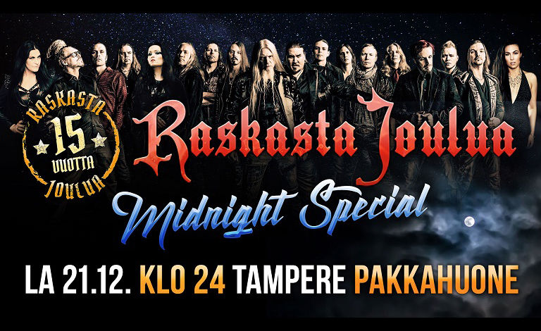 Raskasta Joulua Midnight special - Tapahtumainfo.fi